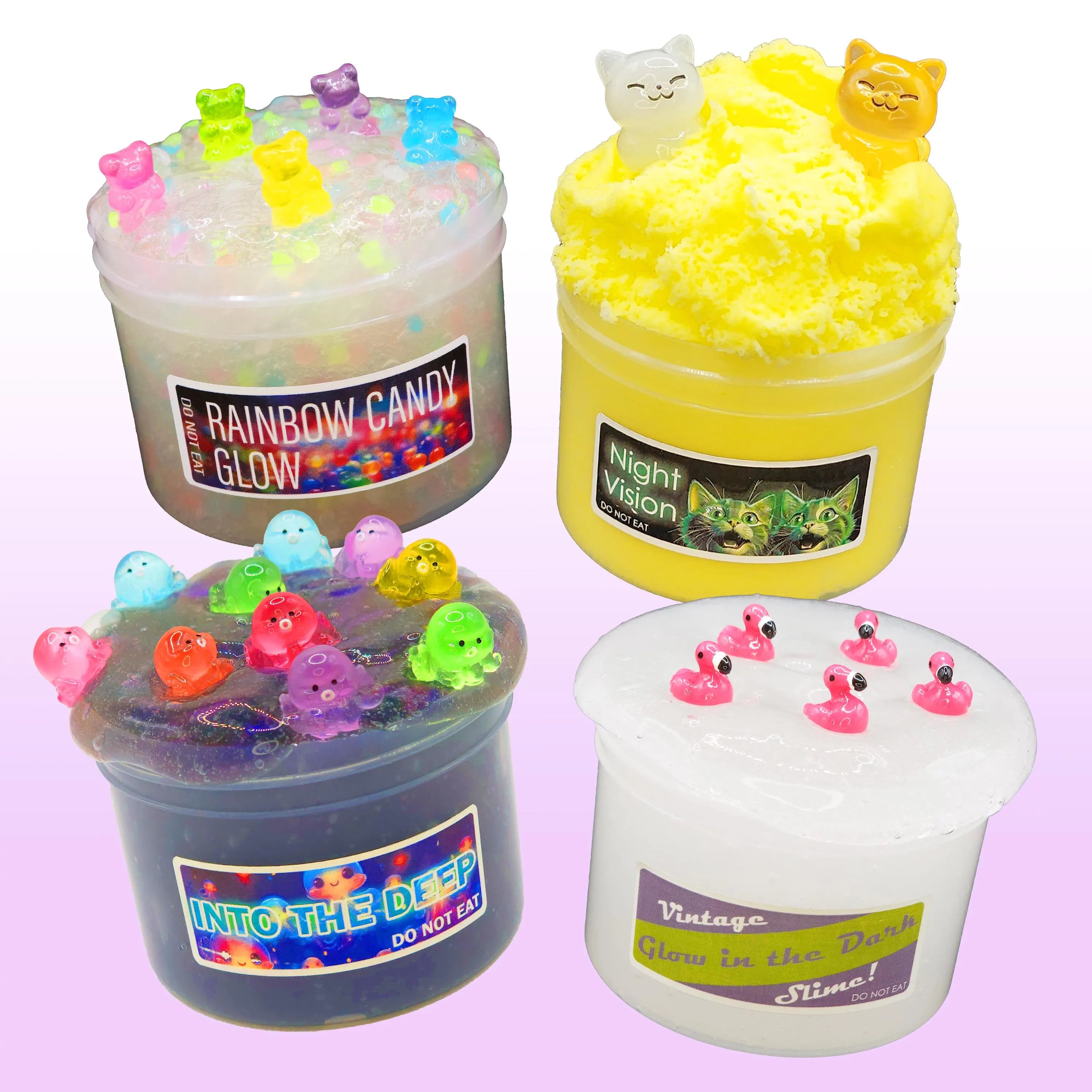 Glow in the Dark Slime Bundle – Poppy Mello
